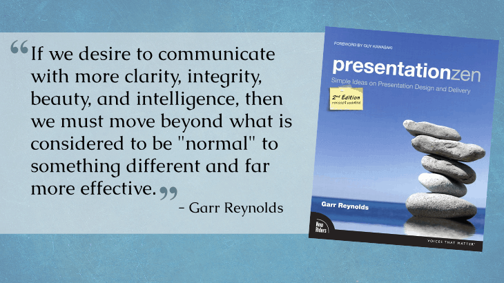 Presentation Zen Book Review (Garr Reynolds) - Jennifer Sharkey
